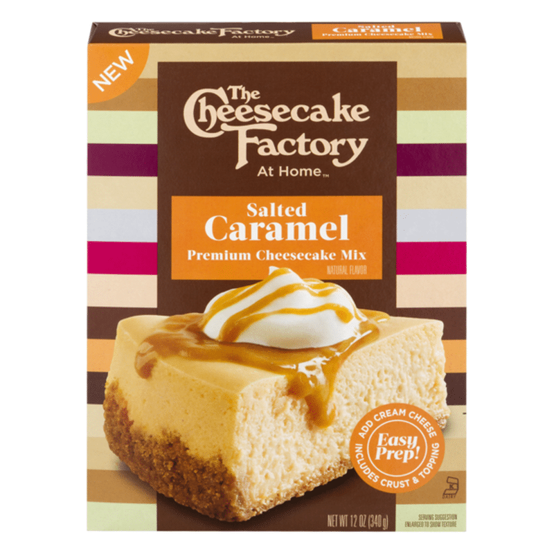The Cheese Cake Factory At Home Salted Caramel Premium Cheesecake Mix ...