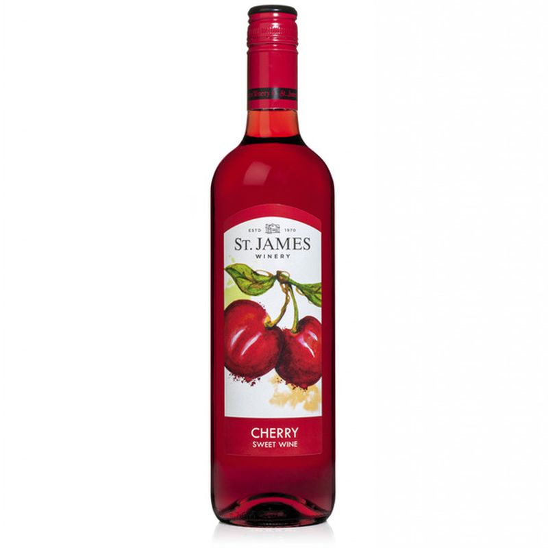 St. James Winery Cherry Wine (750 ml) - Instacart