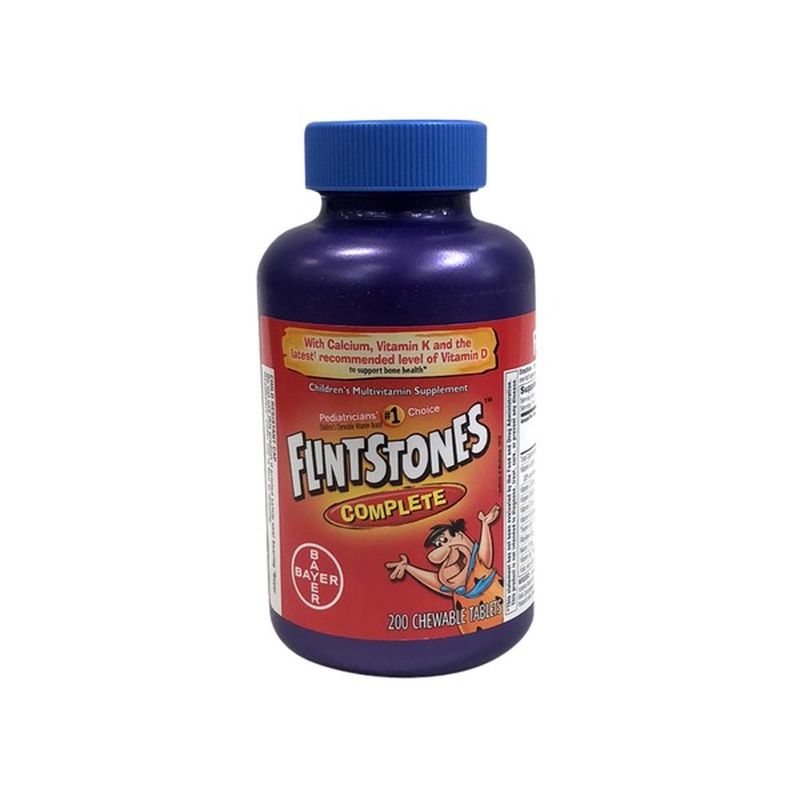 Flintstones Children's Multivitamin Supplement Chewable Tablets (200 ct ...