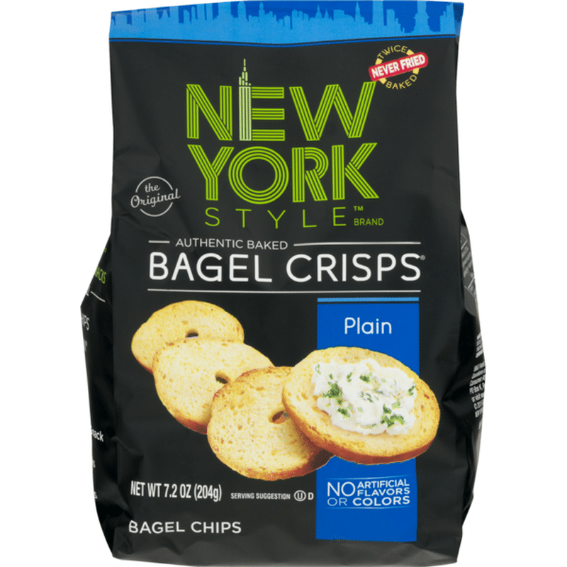 New York Style Plain Bagel Crisps (6 oz) - Instacart
