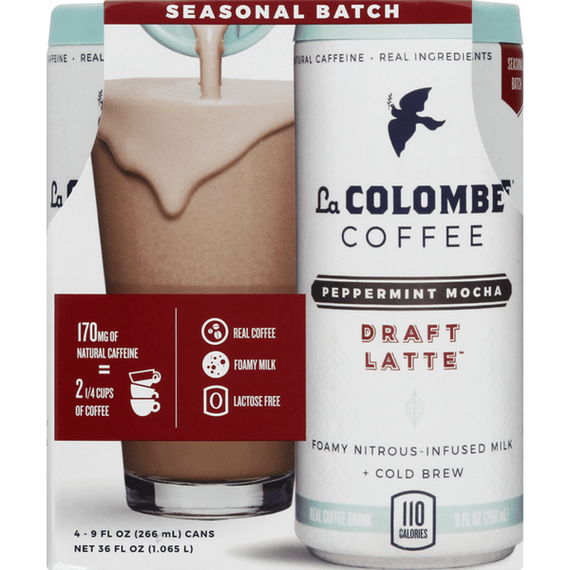 La Colombe Coffee Drink, Real, Peppermint Mocha, Seasonal Batch (4 each ...