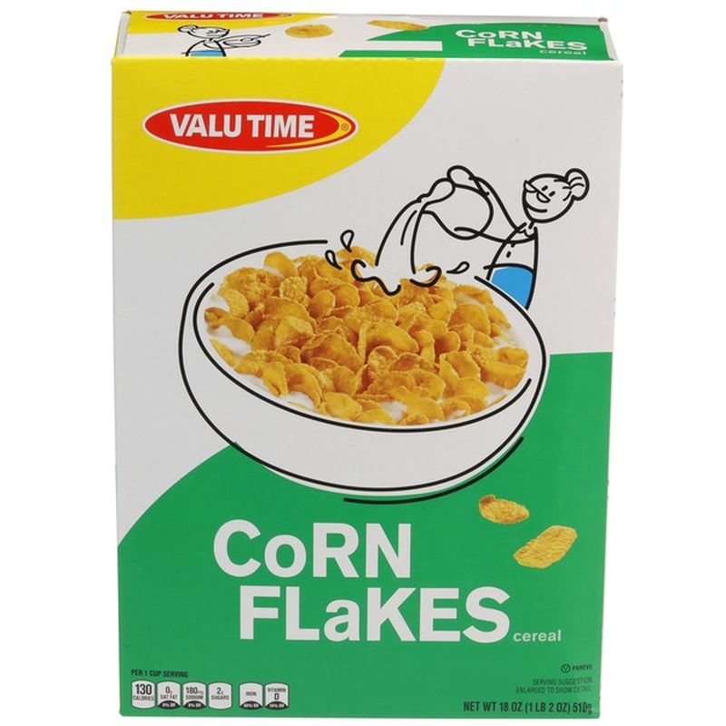 Valu Time Corn Flakes Cereal (18 oz) - Instacart