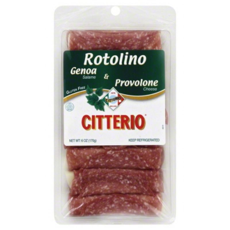 Citterio Rotolino, Genoa Salame & Provolone Cheese (6 oz) - Instacart