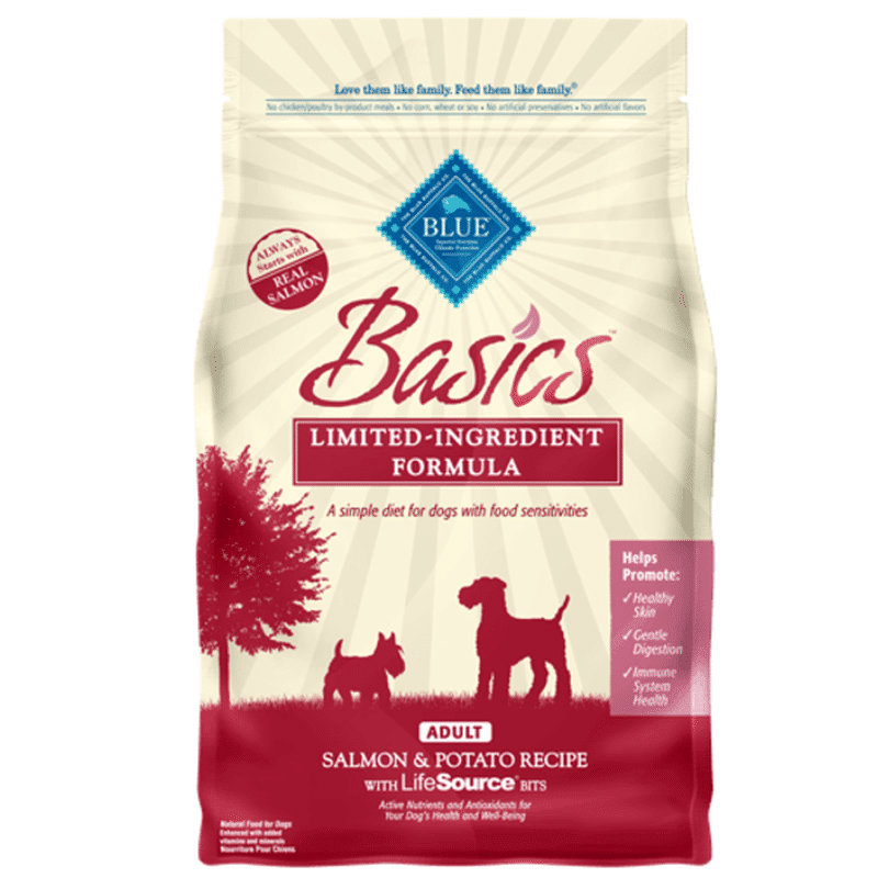 Blue Buffalo Basics Limited Ingredient Formula Salmon & Potato Adult ...