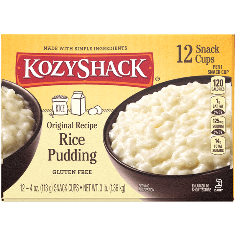 Kozy Shack Original Recipe Rice Pudding (4 oz) - Instacart