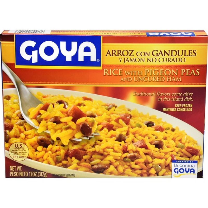 Goya Rice with Pork & Pigeon Peas (11 oz) - Instacart