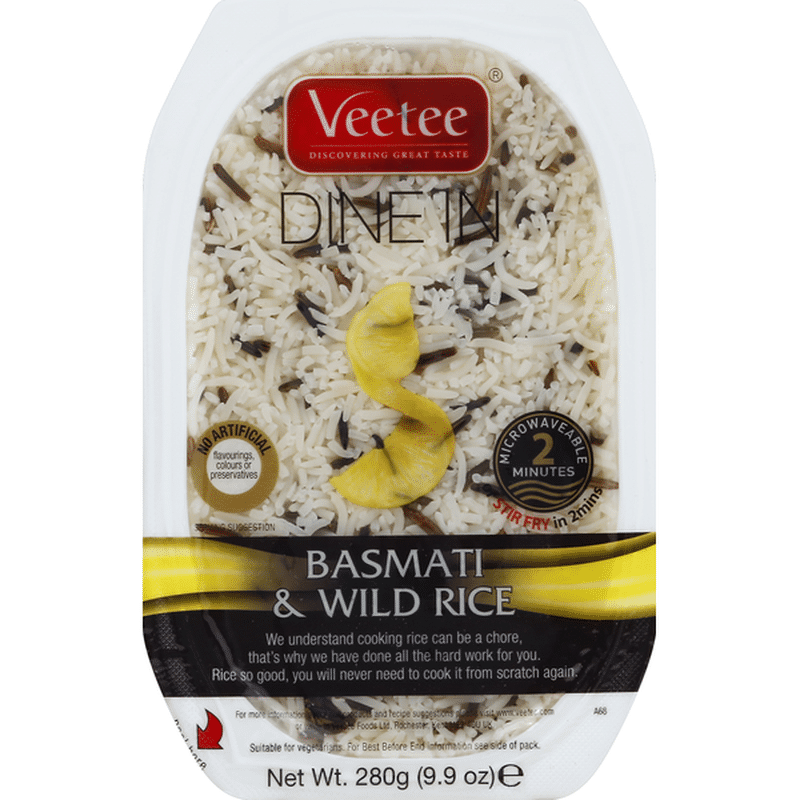 Veetee Rice, Basmati & Wild (9.9 oz) - Instacart