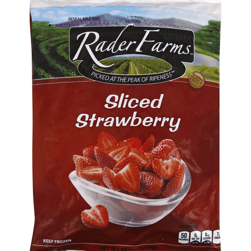 Rader Farms Strawberry, Sliced (38 oz) - Instacart