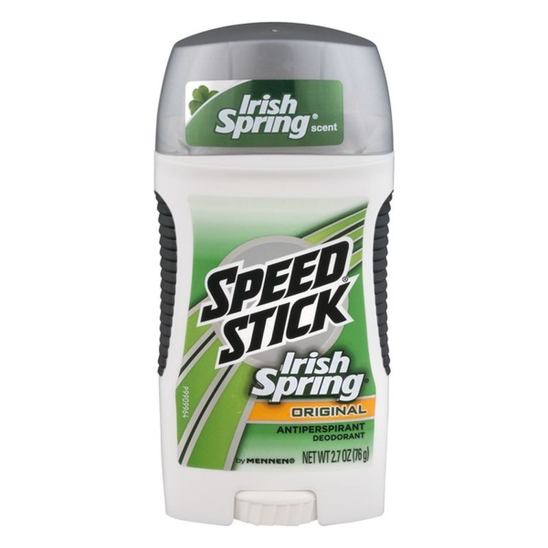 Speed Stick Antiperspirant Deodorant, Irish Spring, Original (2.7 oz ...