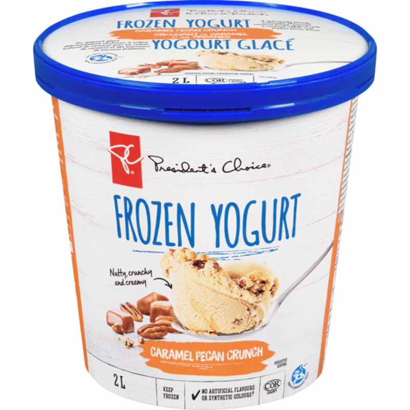 President's Choice Frozen Caramel Pecan Yogurt (2 L) - Instacart