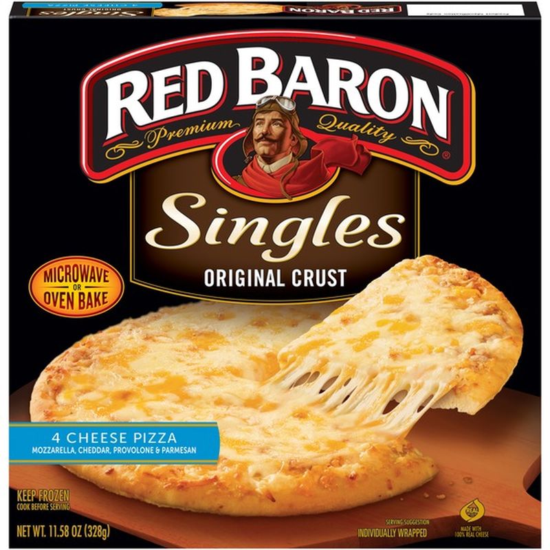 Red Baron Original Crust 4 Cheese Pizza (11.58 oz) - Instacart
