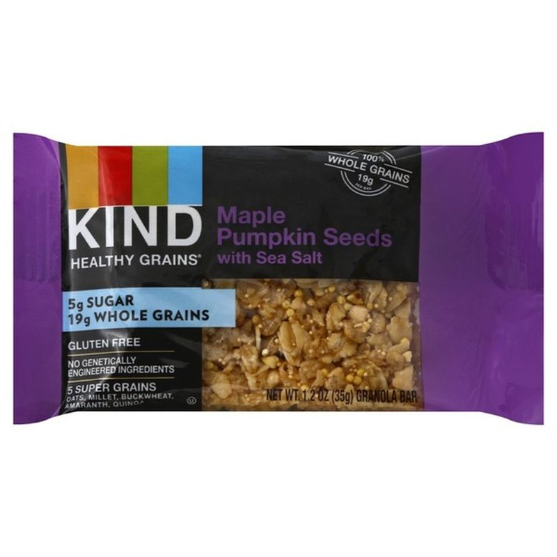 KIND Granola Bar, Maple Pumpkin Seeds with Sea Salt (1.2 oz) Delivery ...