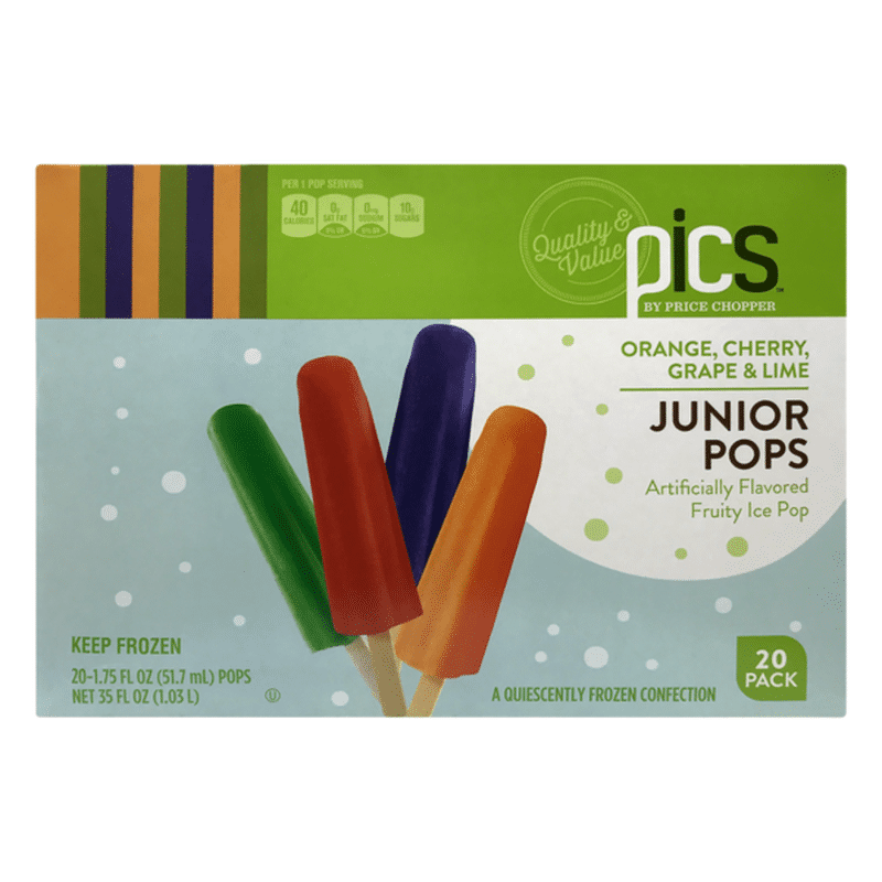 PICS Assorted Junior Pops (1.75 fl oz) - Instacart