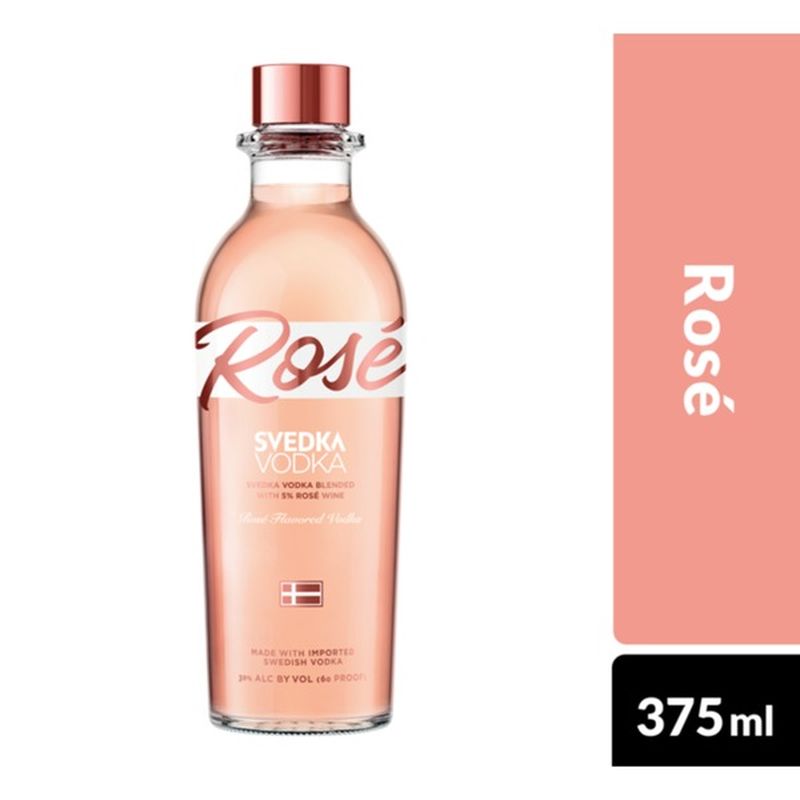 SVEDKA Rose Flavored Vodka Plastic Bottle (375 ml) - Instacart