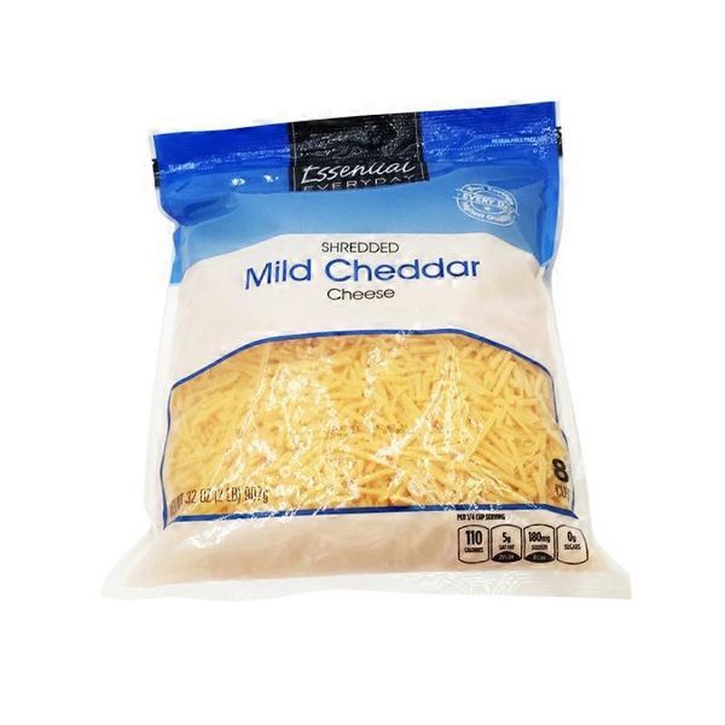 Essential Everyday Cheese, Mild Cheddar, Classic Cut (32 oz) - Instacart