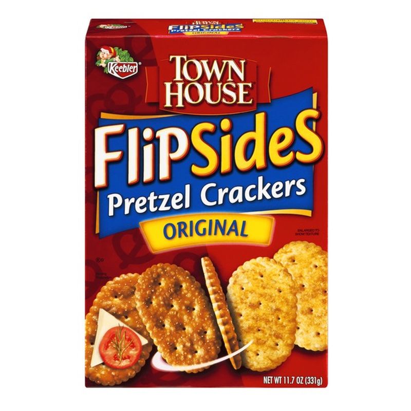 Town House Keebler Town House Flipsides Original Pretzel Crackers (11.7 ...