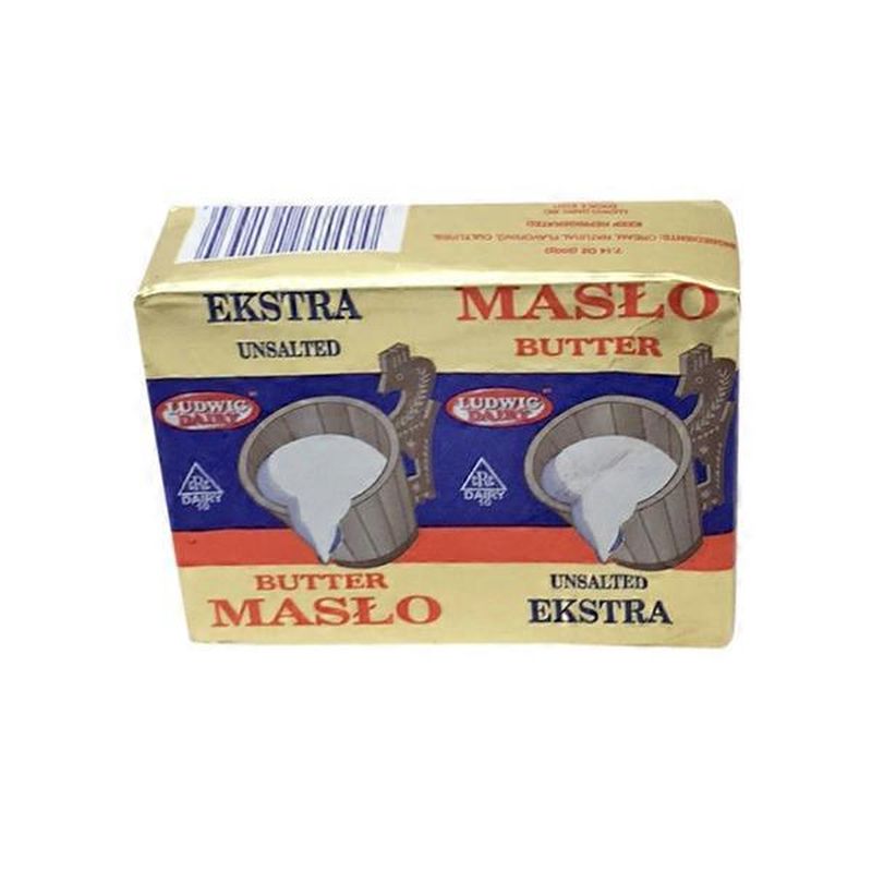 Ludwic Dairy Maslo Unsalted Butter (200 g) - Instacart