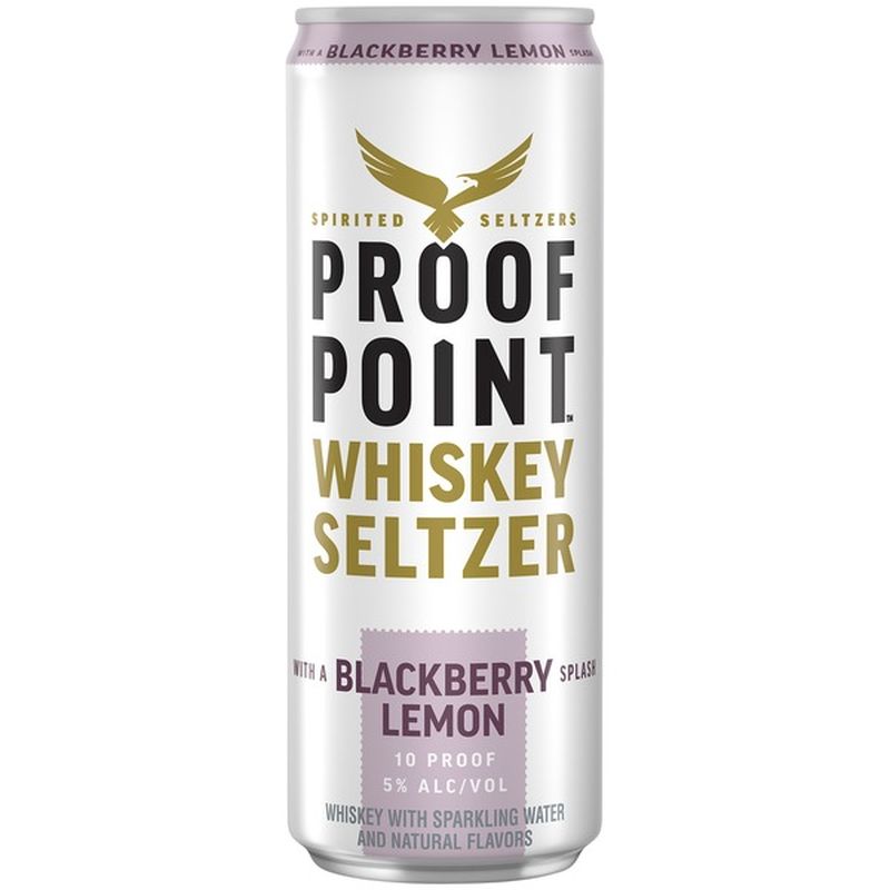 Proof Point Blackberry Lemon Whiskey Seltzer (12 fl oz) - Instacart