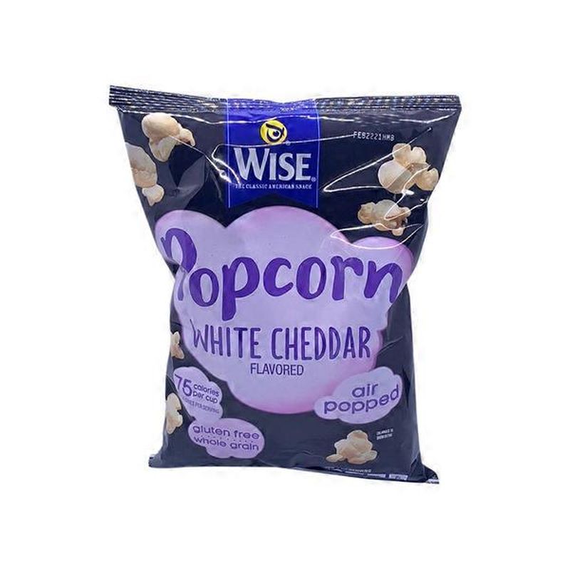 Wise White Cheddar Flavored Wise White Cheddar Flavored Popcorn (3.5 oz ...