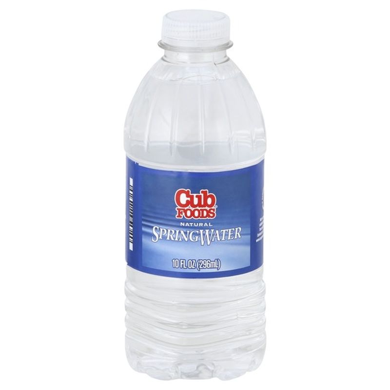 Cub Water, Natural Spring, 24 Pack (10 fl oz) - Instacart