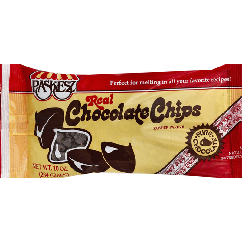 Paskesz Chocolate Chips, Real (10 oz) - Instacart
