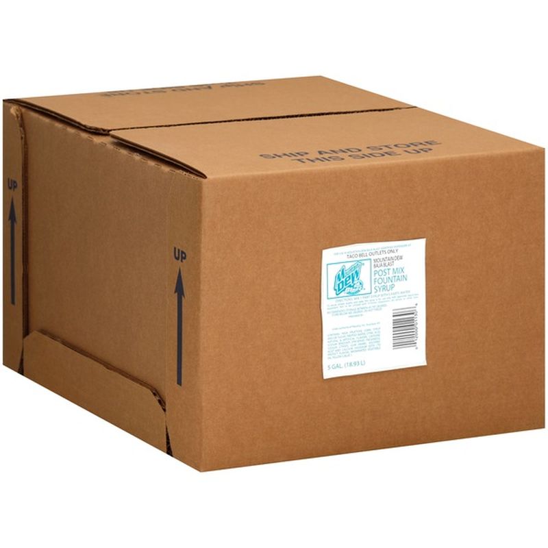 Mountain Dew Baja Blast Post Mix Fountain Syrup (5 gal) - Instacart