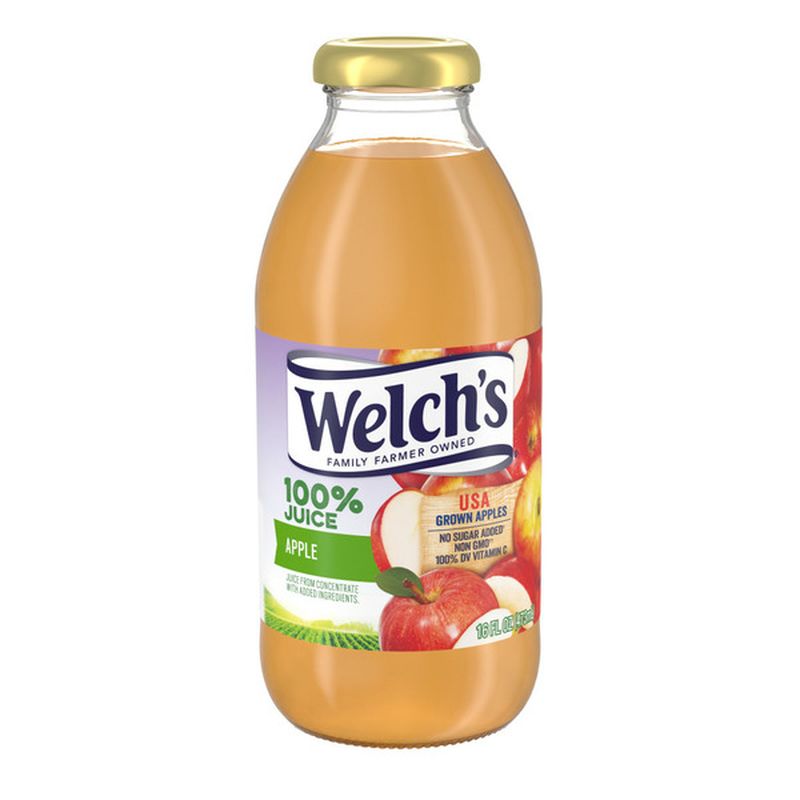 Welch's 100% Juice Apple (16 fl oz) Delivery or Pickup Near Me - Instacart