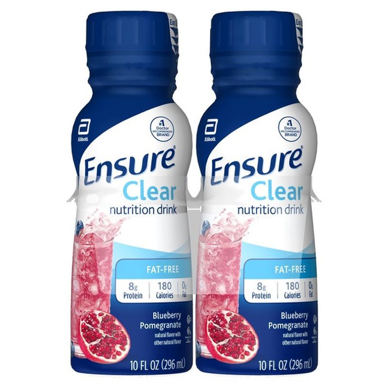 Ensure Clear Nutrition Drink Blueberry Pomegranate Ready to Drink ...