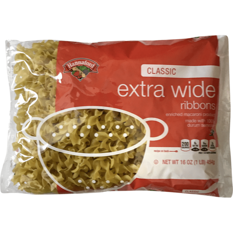 Hannaford Extra Wide Ribbon Pasta (16 oz) - Instacart