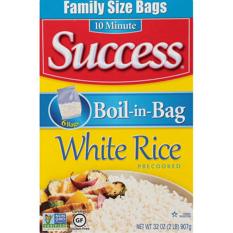 Success Family Size Boil-in-Bag Precooked White Rice (32 oz) - Instacart