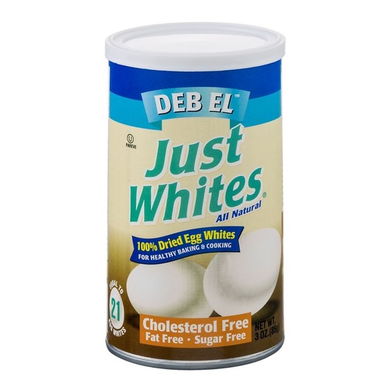 Deb El Just Whites 100% Dried Egg Whites (3 oz) - Instacart