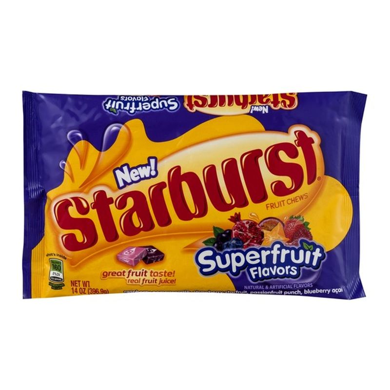 Starburst Fruit Chews Superfruit Flavors (14 oz) - Instacart