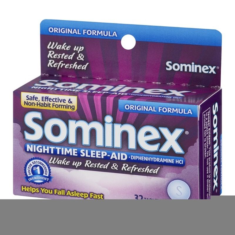 Sominex Nighttime Sleep-Aid Tablets - 32 CT (32 ct) - Instacart