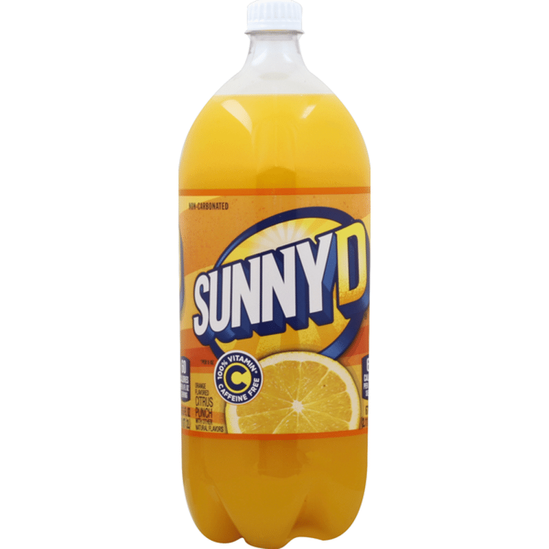 Sunny D Citrus Punch, Orange Flavored (67.6 oz) - Instacart