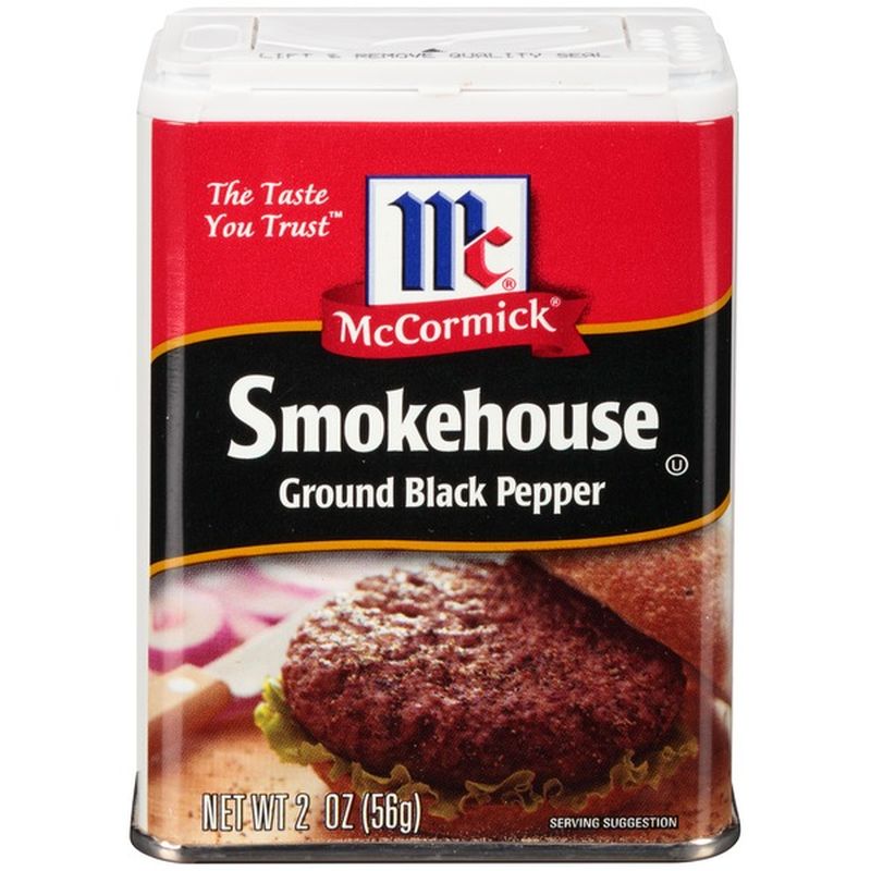 McCormick® Smokehouse Ground Black Pepper (2 oz) - Instacart