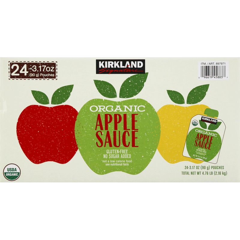 Kirkland Signature Sauce, Apple, Organic (3.17 oz) Delivery or Pickup ...