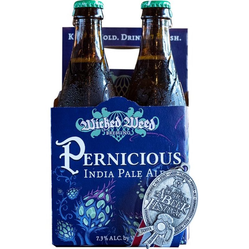 Wicked Weed Brewing Pernicious IPA (12 fl oz) Delivery or Pickup Near ...
