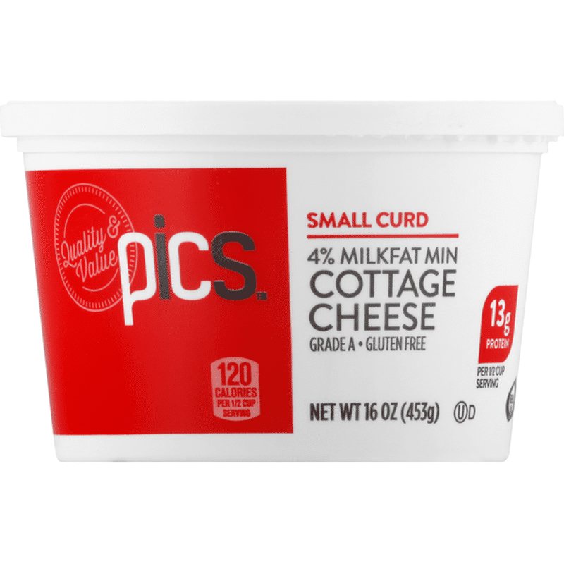 PICS Small Curd Cottage Cheese (16 oz) - Instacart