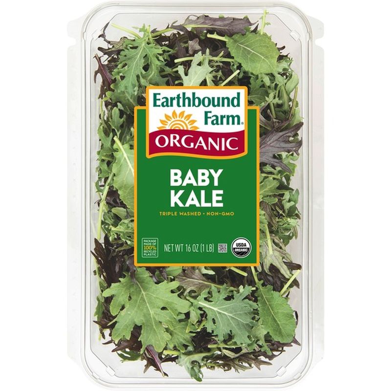 Earthbound Farm Organic Baby Kale (1 lb container) - Instacart