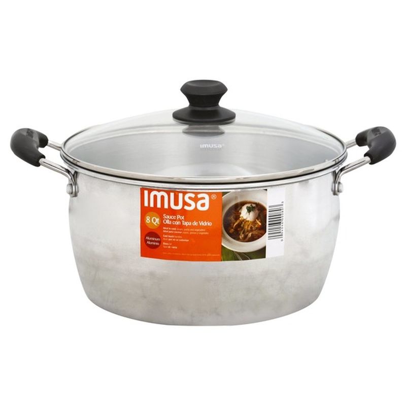 Imusa Sauce Pot, Aluminum, 8 Quart (1 each) - Instacart