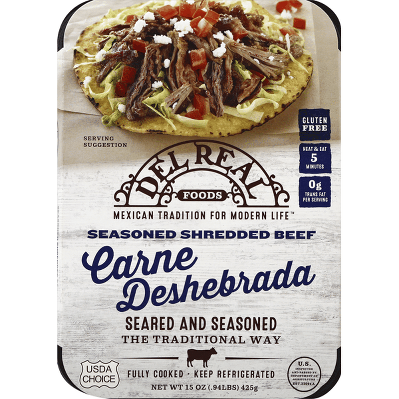Del Real Carne Deshebrada (15 oz) - Instacart