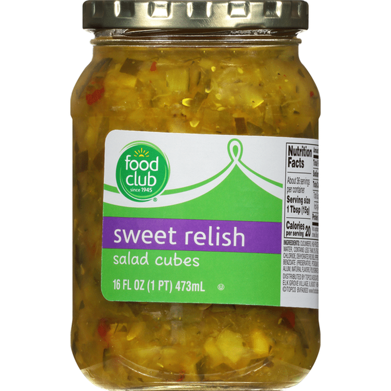Food Club Sweet Relish, Salad Cubes (16 oz) - Instacart