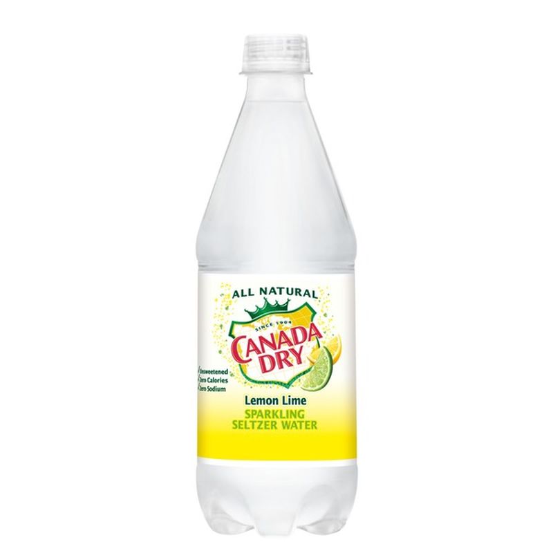 Canada Dry Lemon Lime Sparkling Seltzer Water (20 fl oz) - Instacart