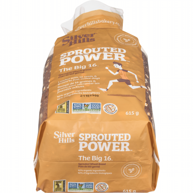Silver Hills Bakery Bread, Wheat, Sprouted, The Big 16 (22 oz) - Instacart
