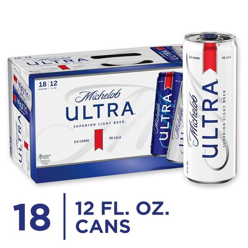 Michelob Ultra Light Beer Cans 12 Fl Oz Instacart