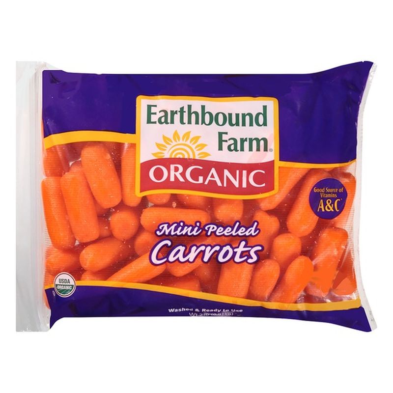Carrots, Organic, Mini Peeled (2 lb bag) Delivery or Pickup Near Me ...