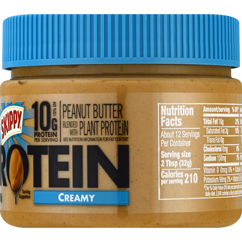 SKIPPY Protein Creamy Peanut Butter (14 oz) - Instacart