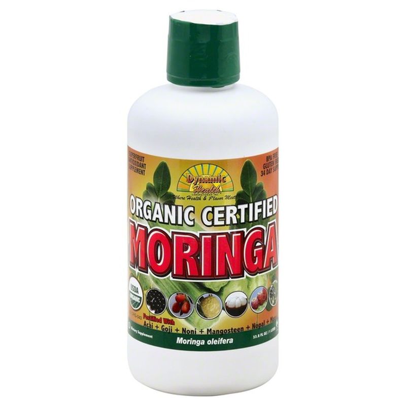 Dynamic Health Moringa, Organic, Bottle (33.8 oz) - Instacart