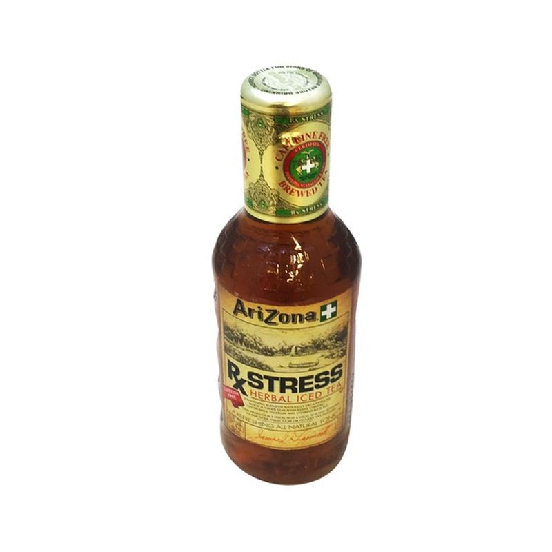 AriZona RX Stress Caffeine Free Herbal Iced Tea (20 fl oz) - Instacart