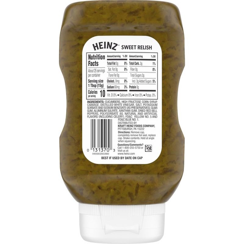 Heinz Sweet Relish (12.7 fl oz) from Stater Bros. - Instacart